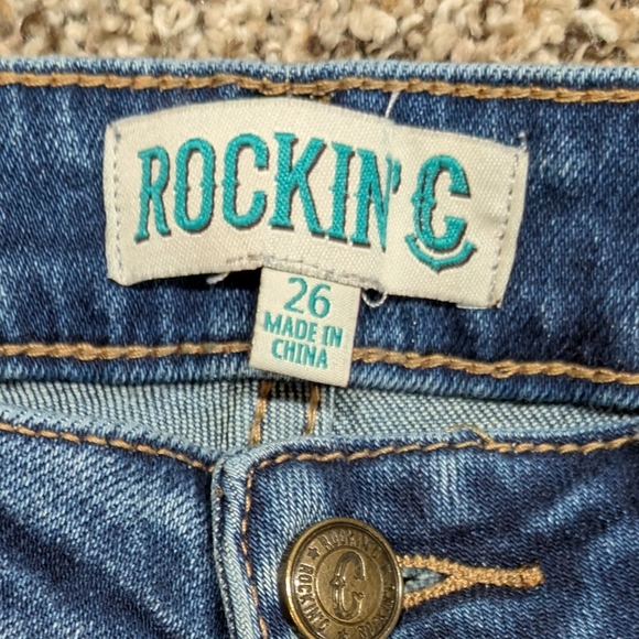 Rockin C | Jeans | Rockin C Womens Cowgirl Med Wash High Rise Basic ...
